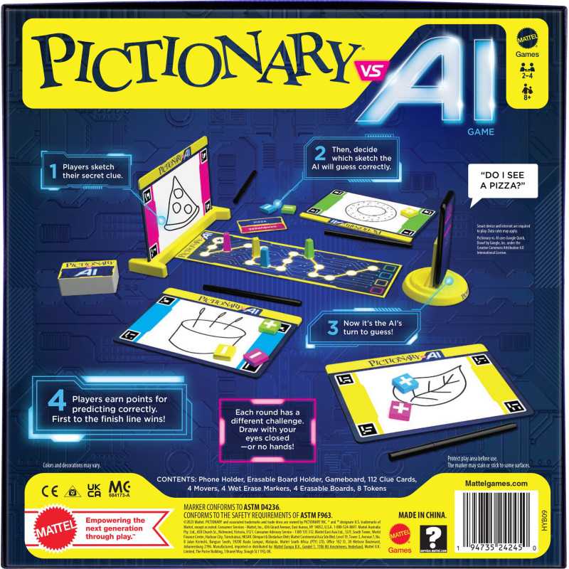 Pictionary vs. AI Family Game para niños y adultos y la noche de juegos ...